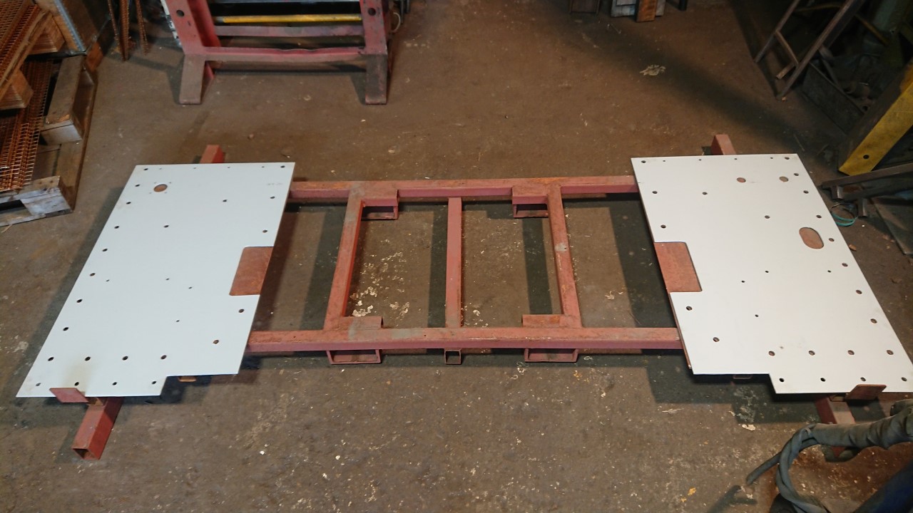 Cab restoration work commenced – Standard 76077